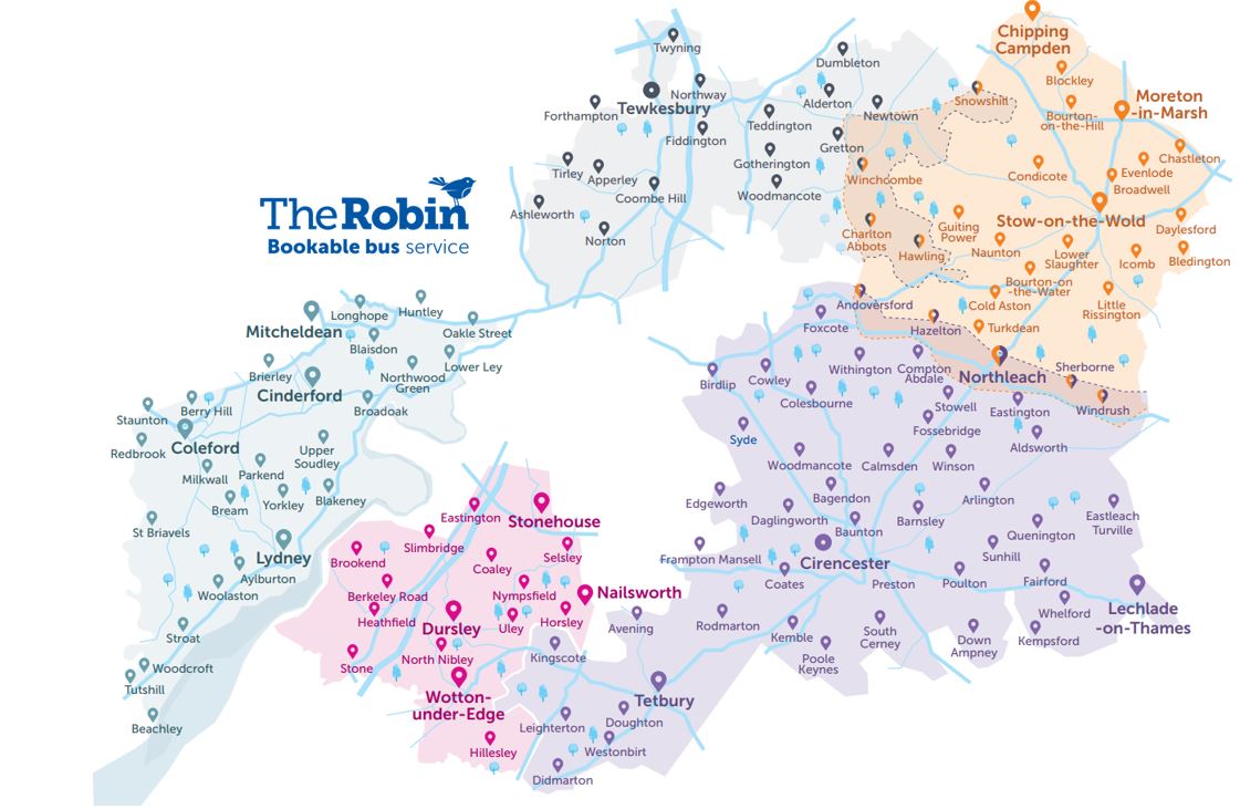 The Robin (your bookable bus) | Gloucestershire County Council